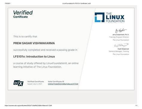 Prem Sagar Vishwakarma On Linkedin Successfully Completed A Course On