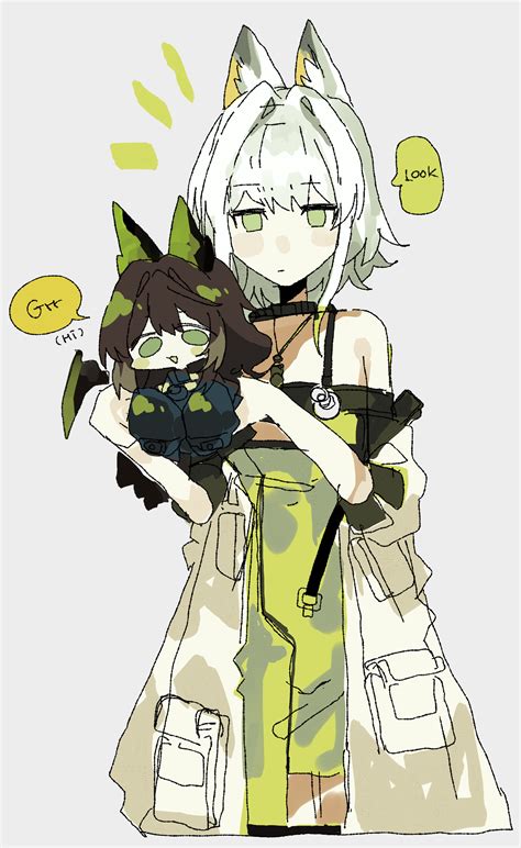 Kal Tsit And Mon Tr Arknights Drawn By Odmised Danbooru