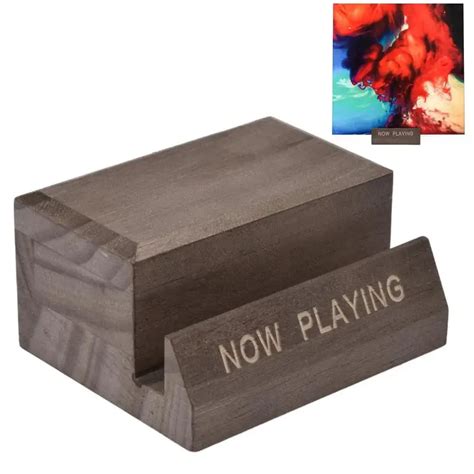 지금 재생 디스플레이 스탠드 Lp 비닐레코드 나무 보관 랙 홈 장식 및 보관 액세서리 미니멀리스트 디자인 Aliexpress