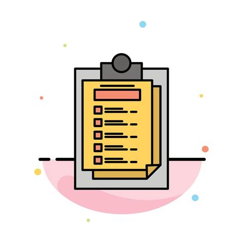 Card Presentation Report File Abstract Flat Color Icon Template 15167616 Vector Art At Vecteezy