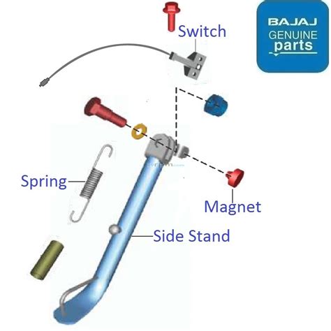 Bajaj Pulsar 220f Bs6 2020 Side Stand