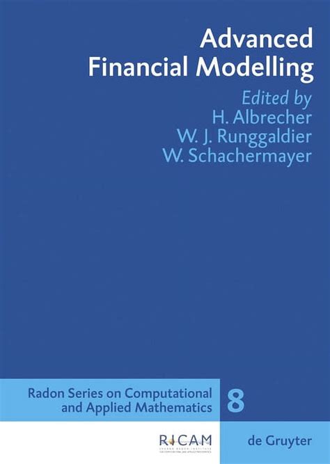 Radon Computational And Applied Mathemat Advanced Financial Modelling