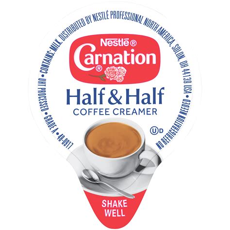 Carnation Nestle Single Serve Half And Half Creamers 0303 Fl Oz