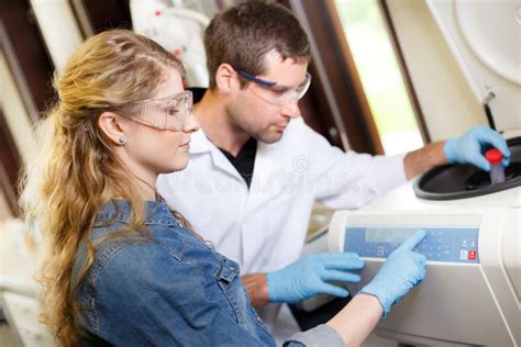 Scientists Research In A Lab Environment Stock Image Image Of Chemistry Analysis 55132015