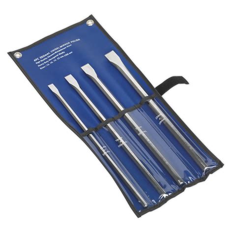4pc Extra Long Chisel Set Ak9148 Sealey