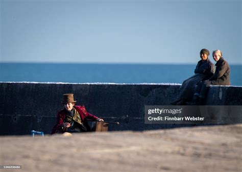 Timothée Chalamet Is Seen As Willy Wonka Leaving The Ship On The Top News Photo Getty Images