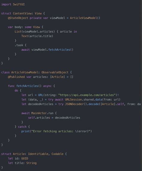 ios academy on linkedin swiftui iosdevelopment asyncawait