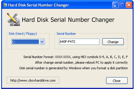Hard Disk Serial Number Changer Download