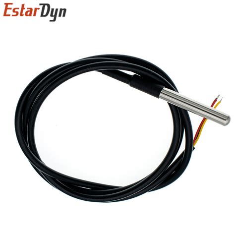 Arduino용 방수 온도 센서 모듈 키트 디지털 센서 케이블 스테인리스 스틸 프로브 터미널 어댑터 Ds18b20