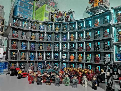 Lego Ironman Hall Of Armor Lego Iron Man Lego Custom Minifigures Lego