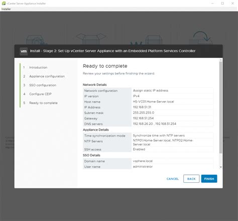 Deployment Of Vmware Vcenter Server 67 Update 1 Be