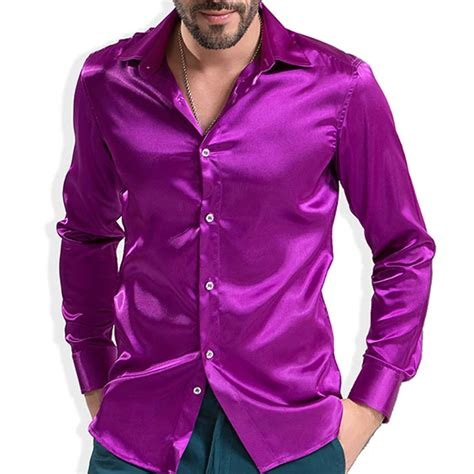 Mens Gold Satin Dress Shirt At Sasfrustrateblog Blog