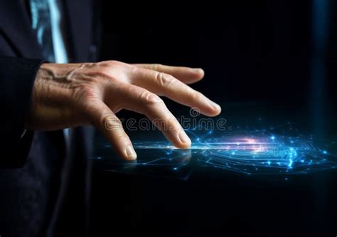 Technology Hand Virtual Concept Diagram Screen Interface Digital Tech
