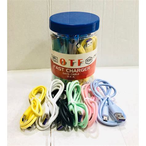 Jual Isi 15PCS Kabel Data OTF G900 ESIA MICRO TYPE C IOS Lightning Macaron Cable Model