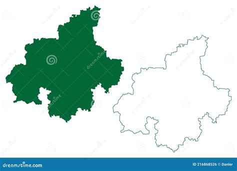 Hassan District Karnataka State Republic Of India Mysore Division Map