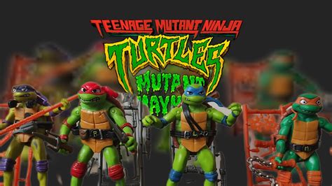 обзор на фигурки Черепашки Ниндзя Погром мутантов Леонардо Донателло Микеланджело Рафаэль