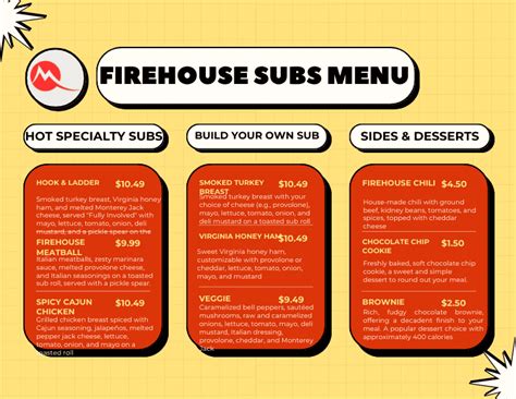 Firehouse Subs Menu With Prices In Canada [2025 Updated]
