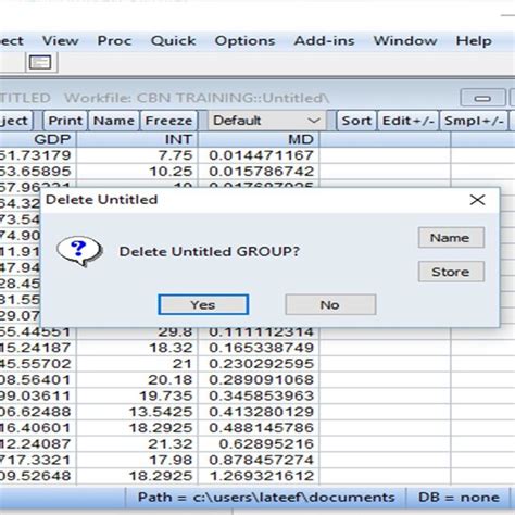 Pdf Getting Started With Eviews 90 Volume I