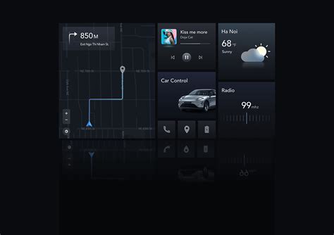Automotive Hmi Design On Behance