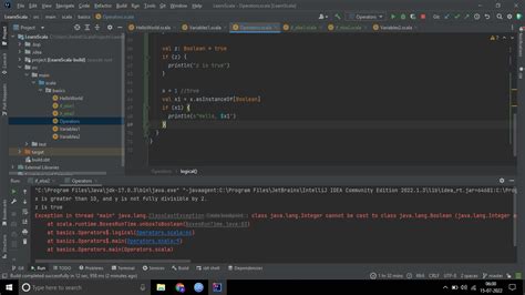 Intellij Idea Asinstanceof Err In Scala Stack Overflow