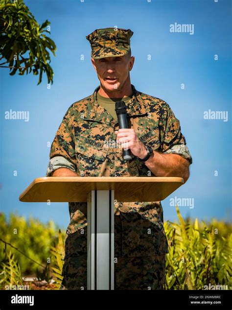 U S Marine Corps Maj Gen Stephen E Liszewski Commanding General Of