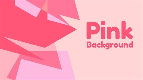 핑크 추상 손으로 그린 배경 프리미엄 벡터