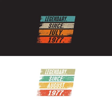 Premium Vector Birthday Vintage July To August Design Bundles 46th Birthday T Design Year