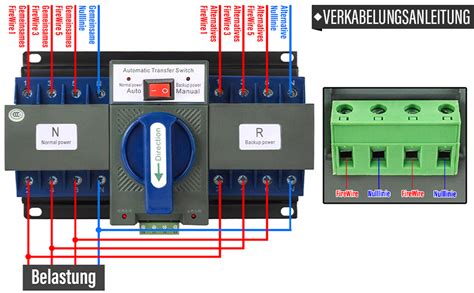Dual Power Automatic Transfer Switch 4p 63a Ac 220v Emergency Power