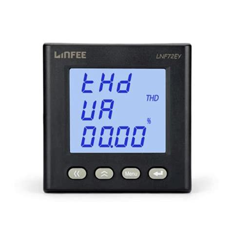 72 72 Modbus Rtu Rs485 3 Phase Lcd Energy Meter Panel Mounted Power Meter China Power Meter