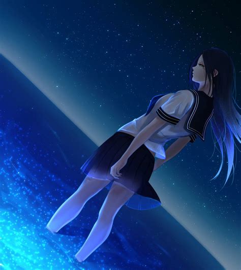 Anime Lonely Girl Wallpapers Wallpaper Cave