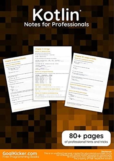 Kotlin Notes For Professionals Tradebit