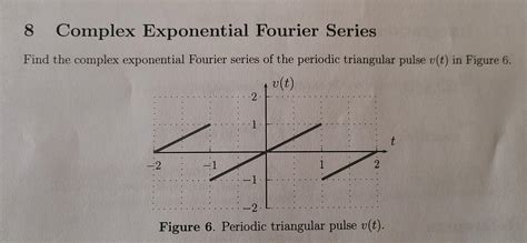 Solved 8 Complex Exponential Fourier Series Find The Complex