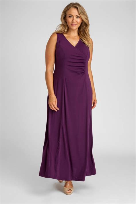 Robin Maxi Plus Size Jersey Dress Sapphire Butterfly