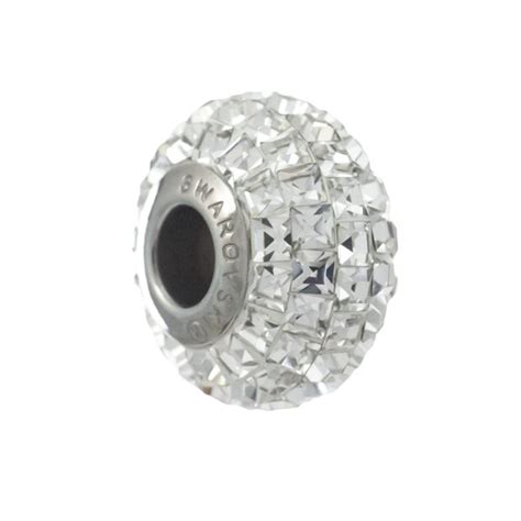 Swarovski 80201 Becharmed Pavé Square Bead 15mm Crystal 1 Pc