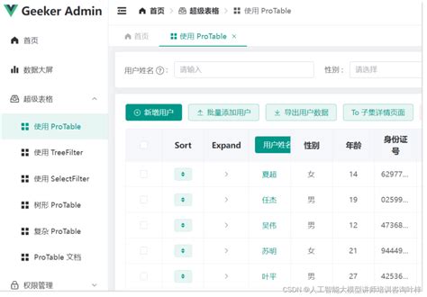 Geeker Admin：开源后台管理框架的高效利器greek Admin Csdn博客