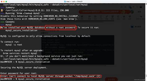 macos monterey 12 6 1安装homebrew nginx php mysql montery mysql csdn博客