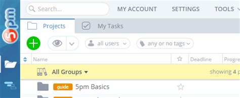 Introducing Project Tabs 5pm Blog