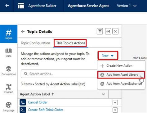 Salesforce Agentforce Create Custom Action Using Flow And Assign To Agent