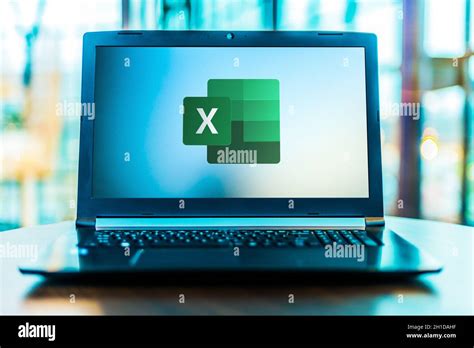 poznan pol mar 24 2020 laptop computer displaying logo of