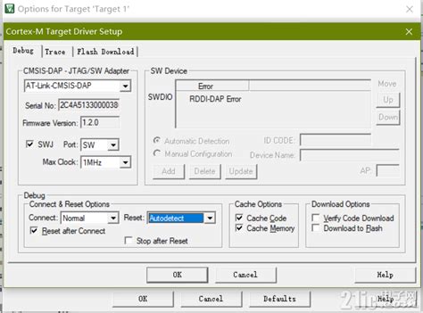 Atlink V14 插上后报错 Rddi Dap Error 雅特力at32 Mcu雅特力at32 Mcu官方技术支持论坛