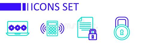 Set Line Lock Document And Lock Security Keypad Access Panel And