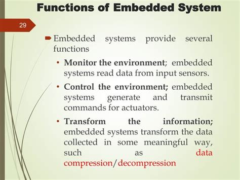 A Comprehensive Slide On Embedded System Pptx