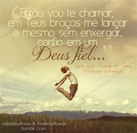 Deus é Fiel Recados Para Facebook