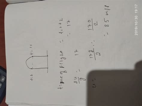 13 a body projected vertically upward from the surface of earth is