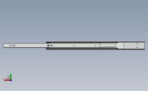 抽屉金属滑轨solidworks 2019模型图纸下载 懒石网