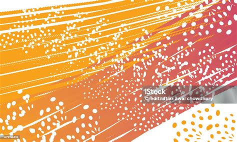 배경 벡터 풀 컬러 디자인 추상 흐림 벽지 페이지 웹 그림 템플릿입니다 오렌지색 배경에 대한 스톡 벡터 아트 및 기타 이미지 오렌지색 배경 0명 개념 Istock