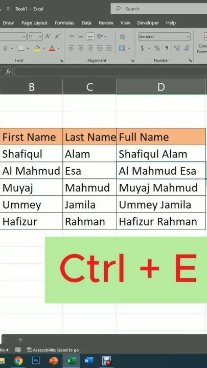 Shorts Exceltricks Excelflashfill Exceltech Windows Excelfunction Excel Youtube
