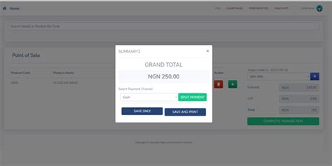 Php Script For Point Of Sale Pos Accounting Sales And Inventory