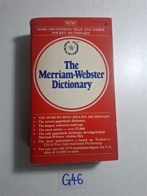 The Merriam Webster Dictionary