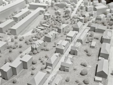 physical model visualization animation or virtual tours stock image